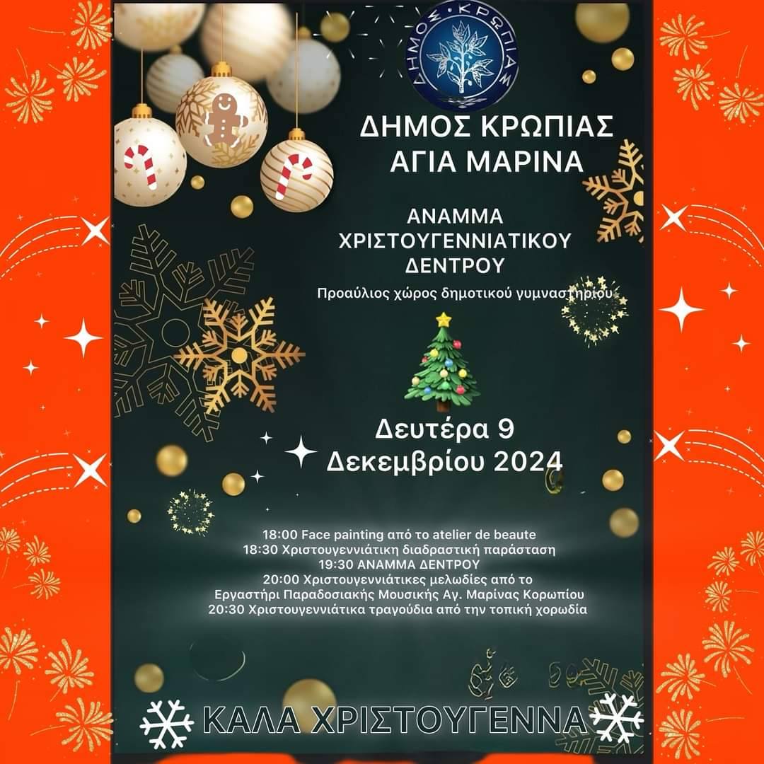 ΕΚΔΗΛΩΣΕΙΣ ΓΙΑ ΤΟ ΑΝΑΜΜΑ ΤΩΝ ΧΡΙΣΤΟΥΓΕΝΝΙΑΤΙΚΩΝ ΔΕΝΤΡΩΝ ΣΕ ΠΟΛΗ ...